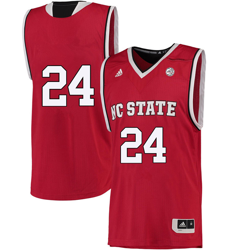 Men NC State Wolfpack #24 Erika Cassell College Basketball Jerseys-White
